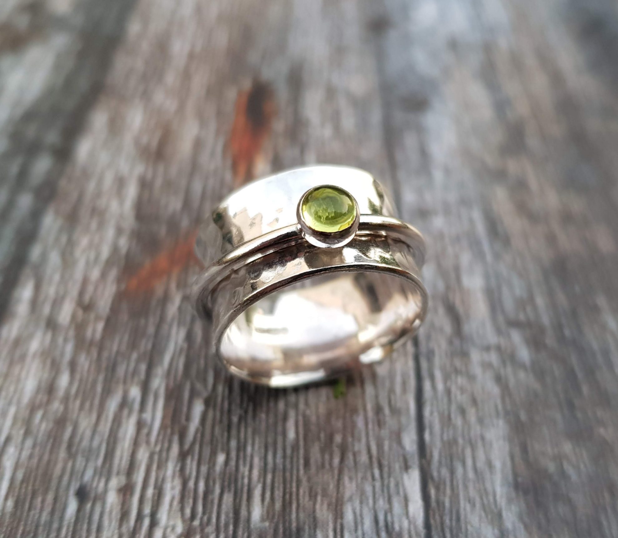 Birthstone Spinning Ring – Silverpickle