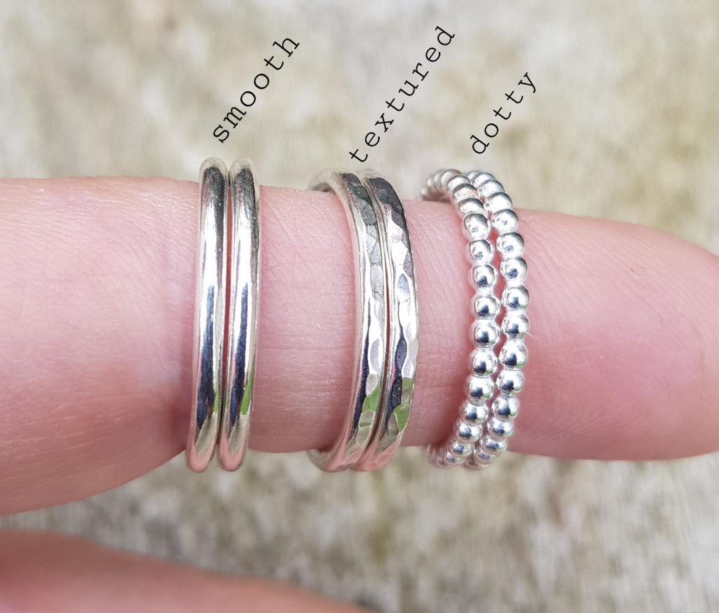 Simple Silver Stacking Rings – Silverpickle
