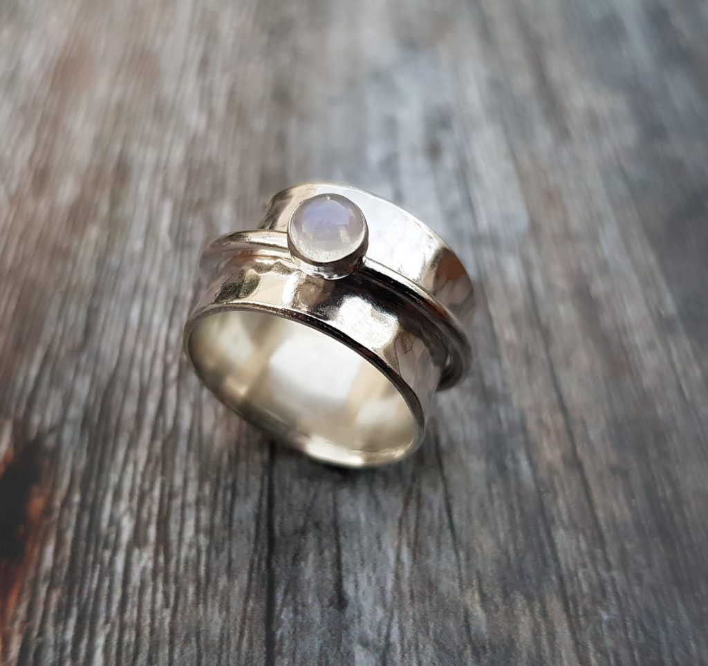 Birthstone Spinning Ring – Silverpickle