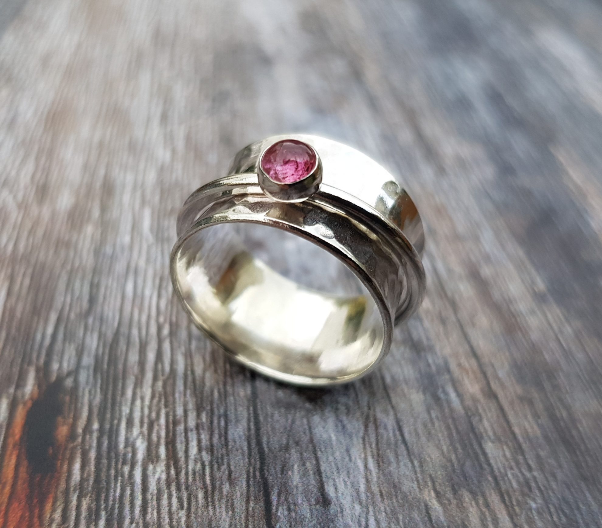 Birthstone Spinning Ring – Silverpickle