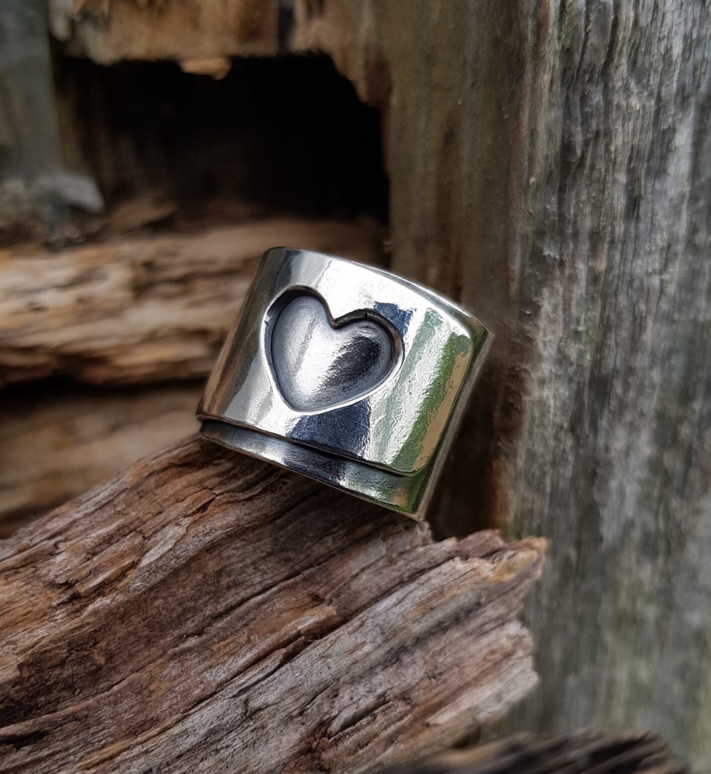 Missing Heart Wrap Ring – Silverpickle