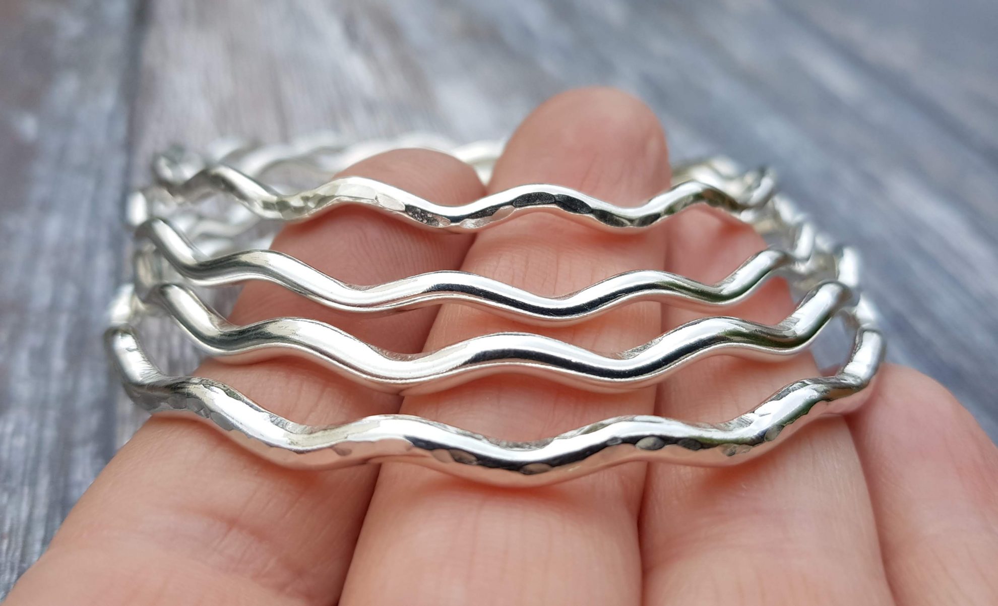 Silverpickle Squiggle Bangle – Silverpickle