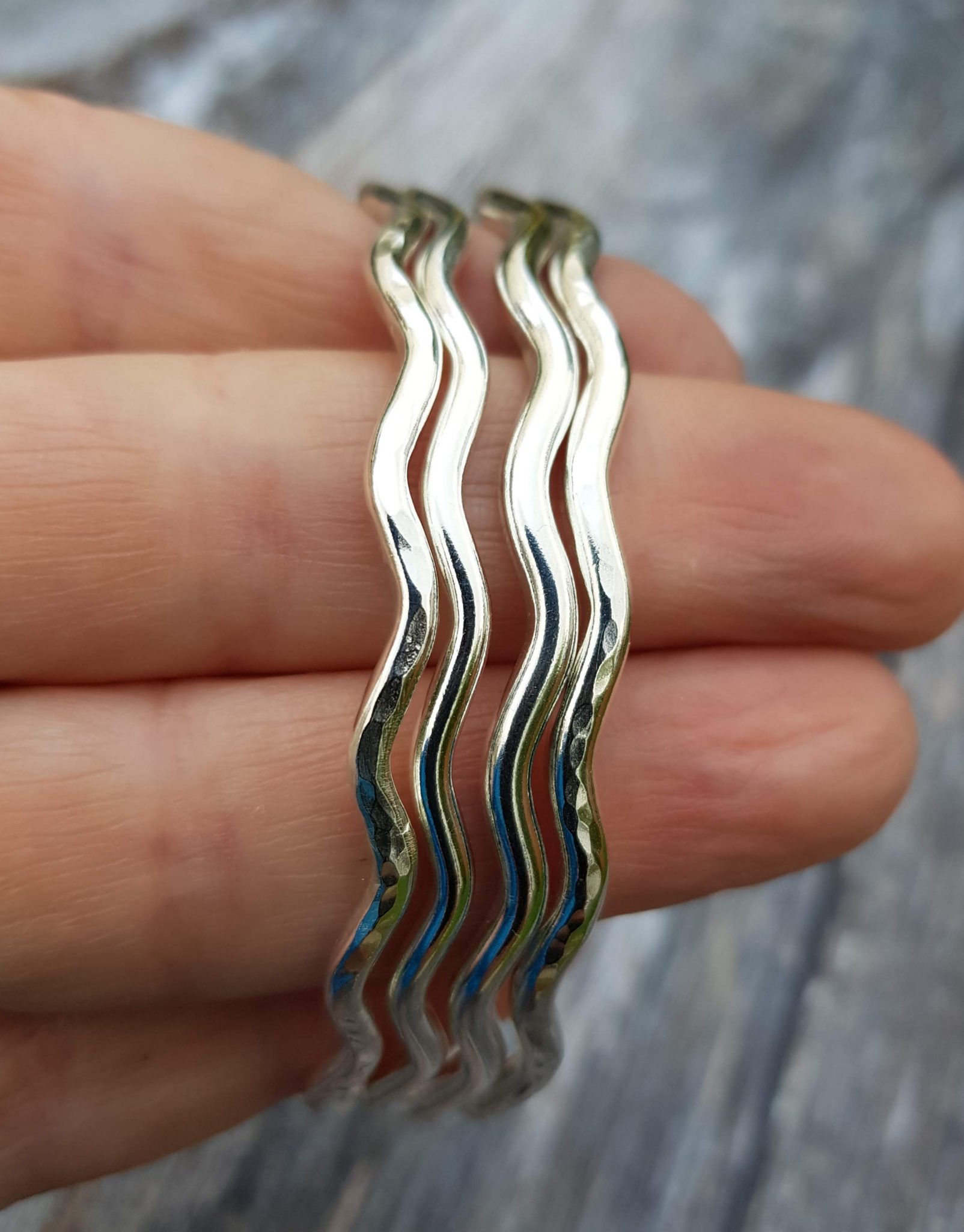 Silverpickle Squiggle Bangle – Silverpickle