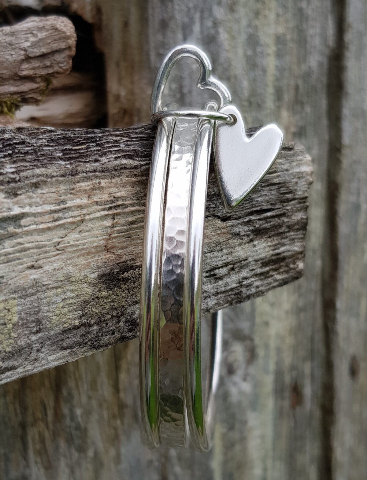 Chunky Silverpickle Charm Bangle – Silverpickle