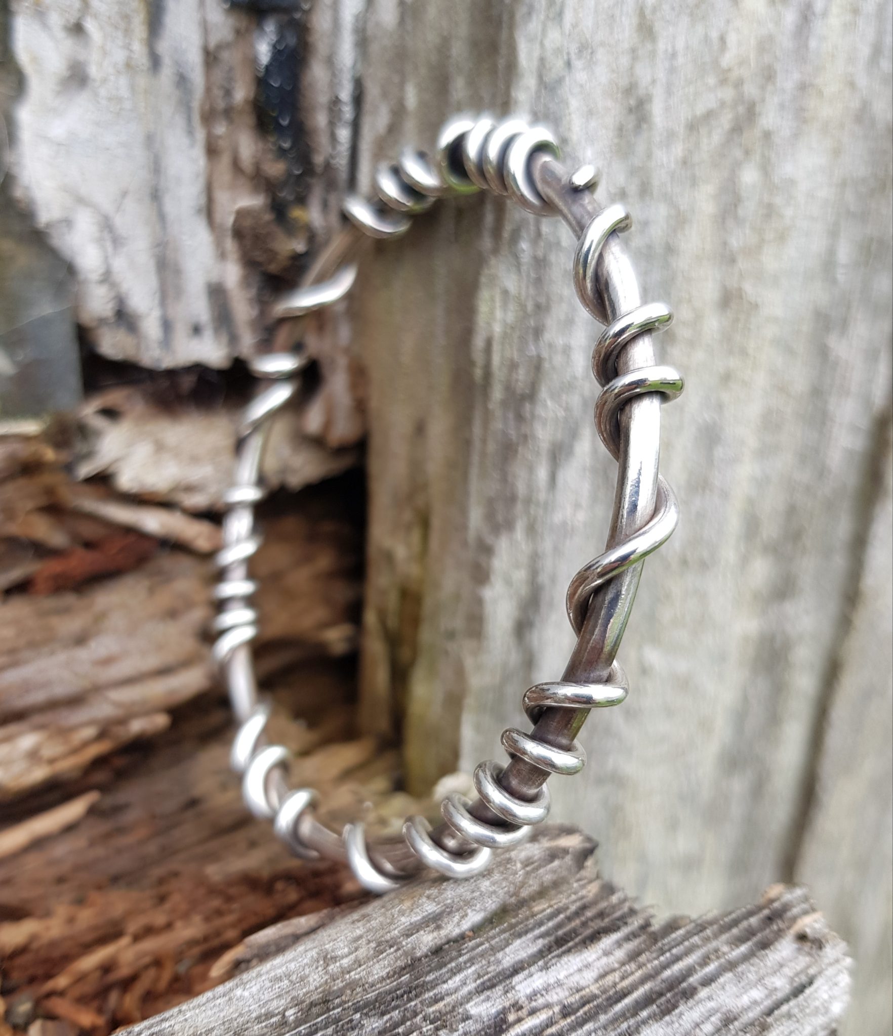 Twine Wrap Bangle – Silverpickle
