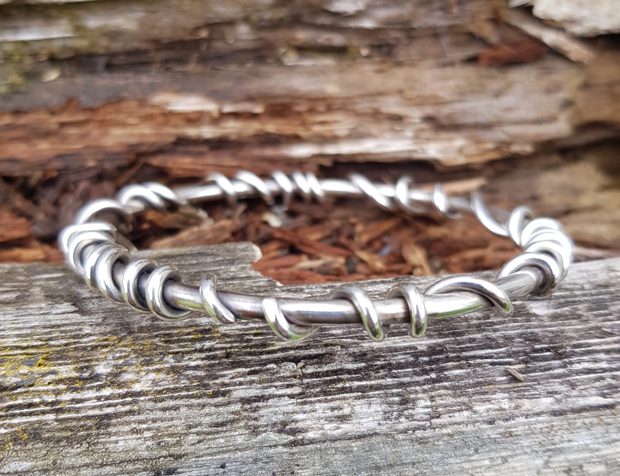Twine Wrap Bangle – Silverpickle