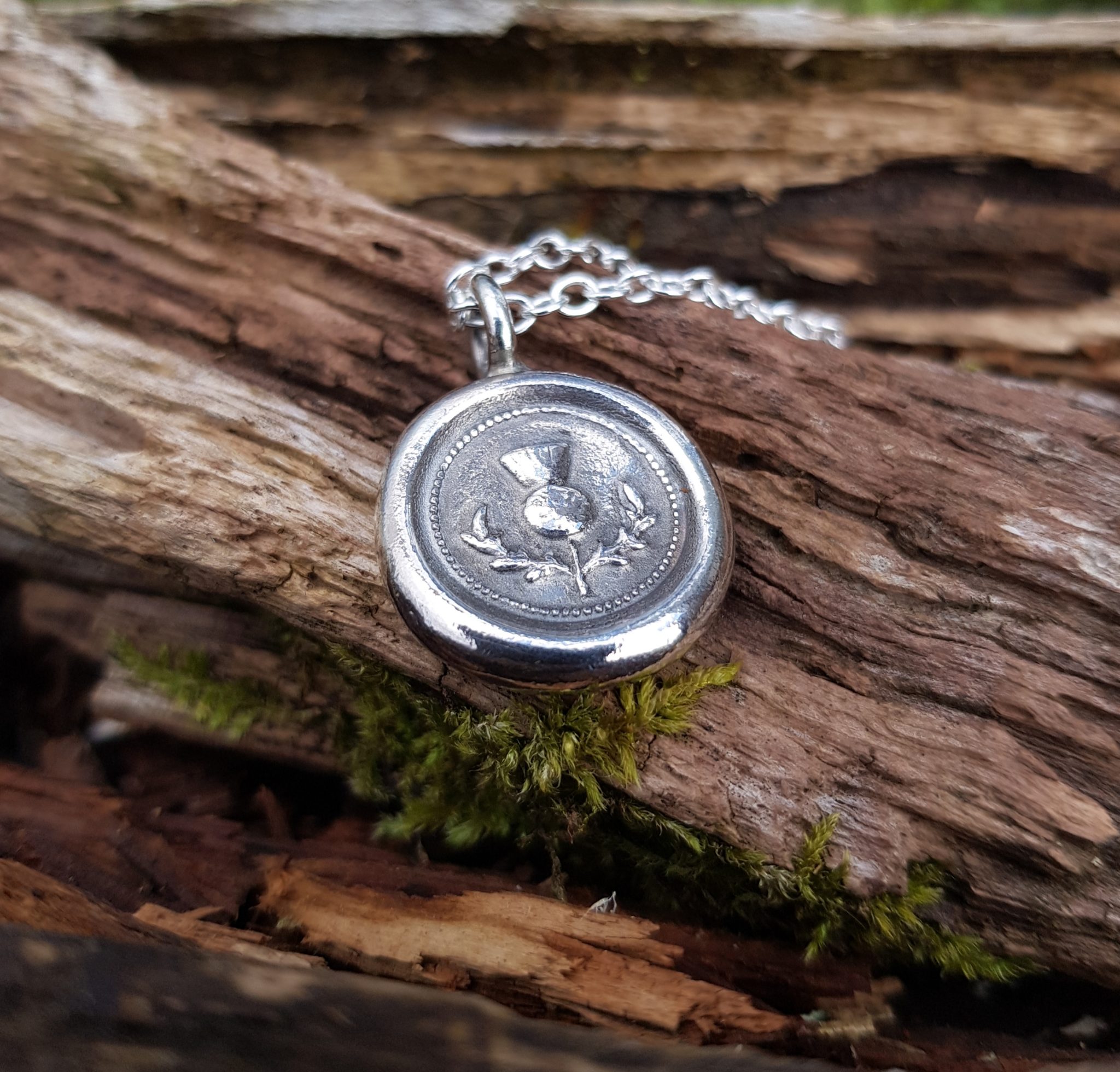 Scottish Thistle Talisman Pendant – Silverpickle