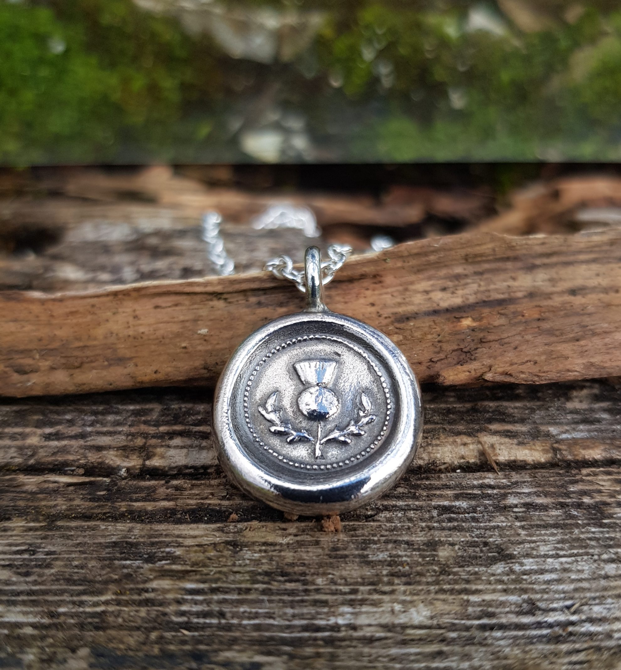 Scottish Thistle Talisman Pendant – Silverpickle