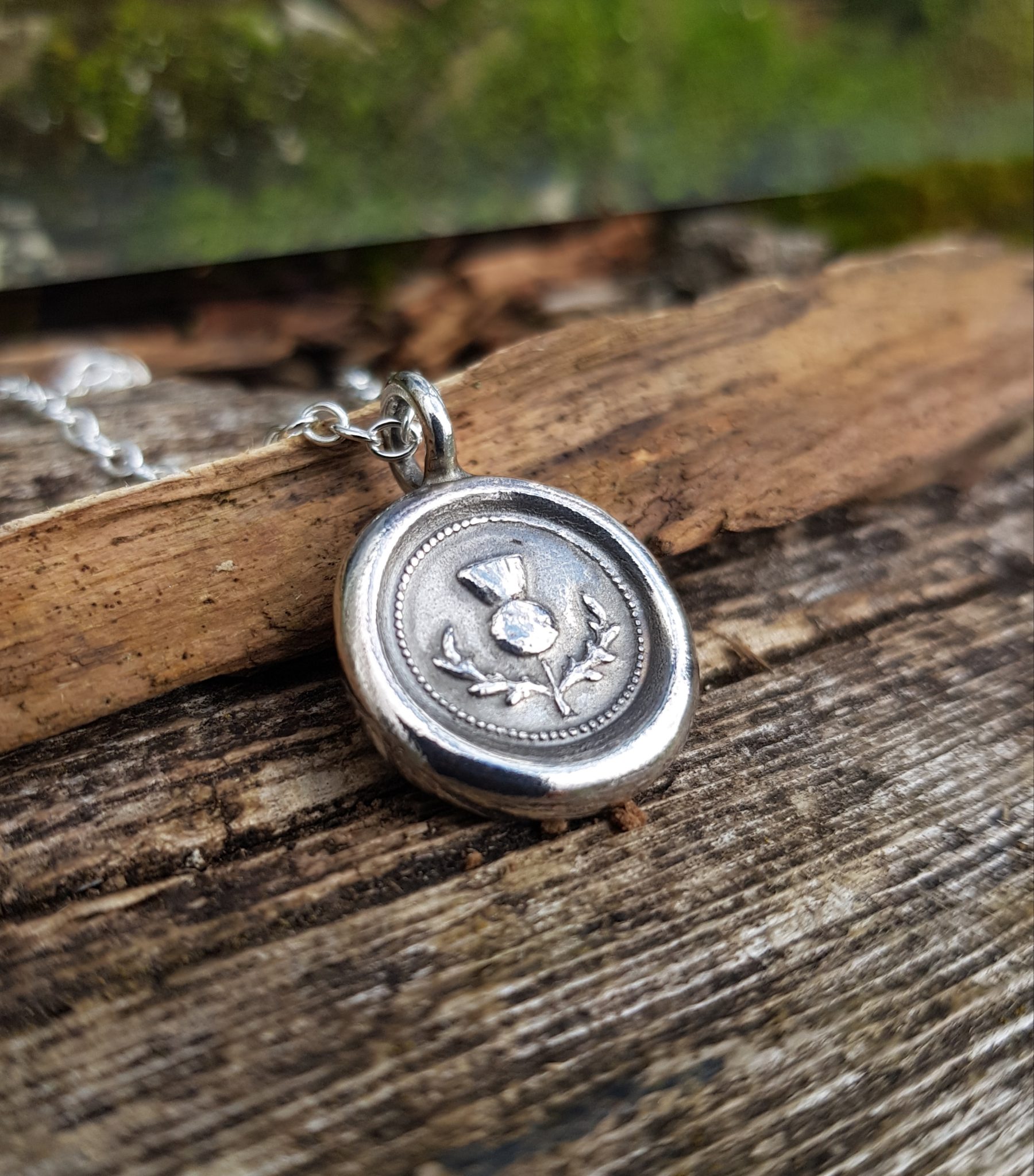 Scottish Thistle Talisman Pendant – Silverpickle