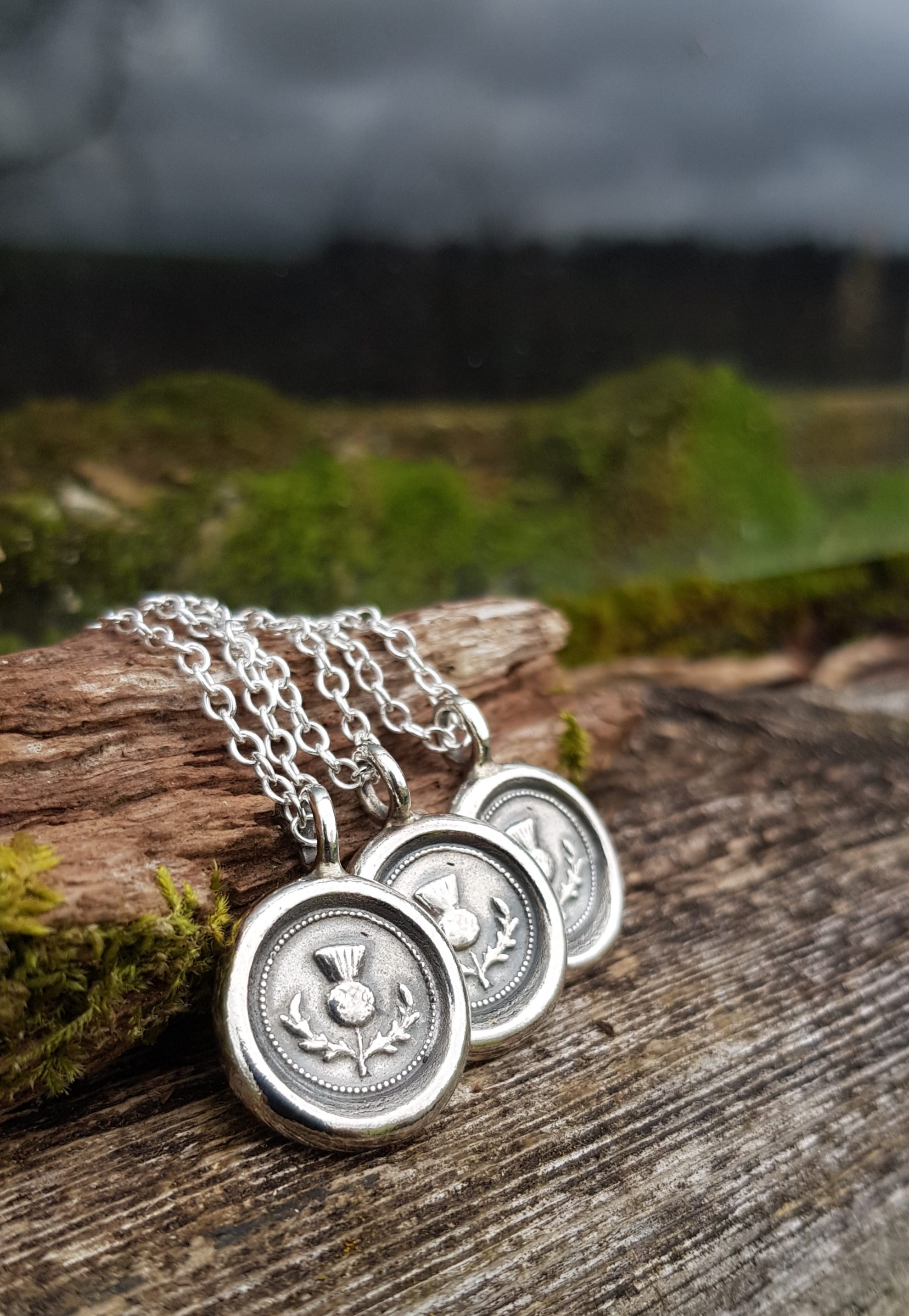 Scottish Thistle Talisman Pendant – Silverpickle