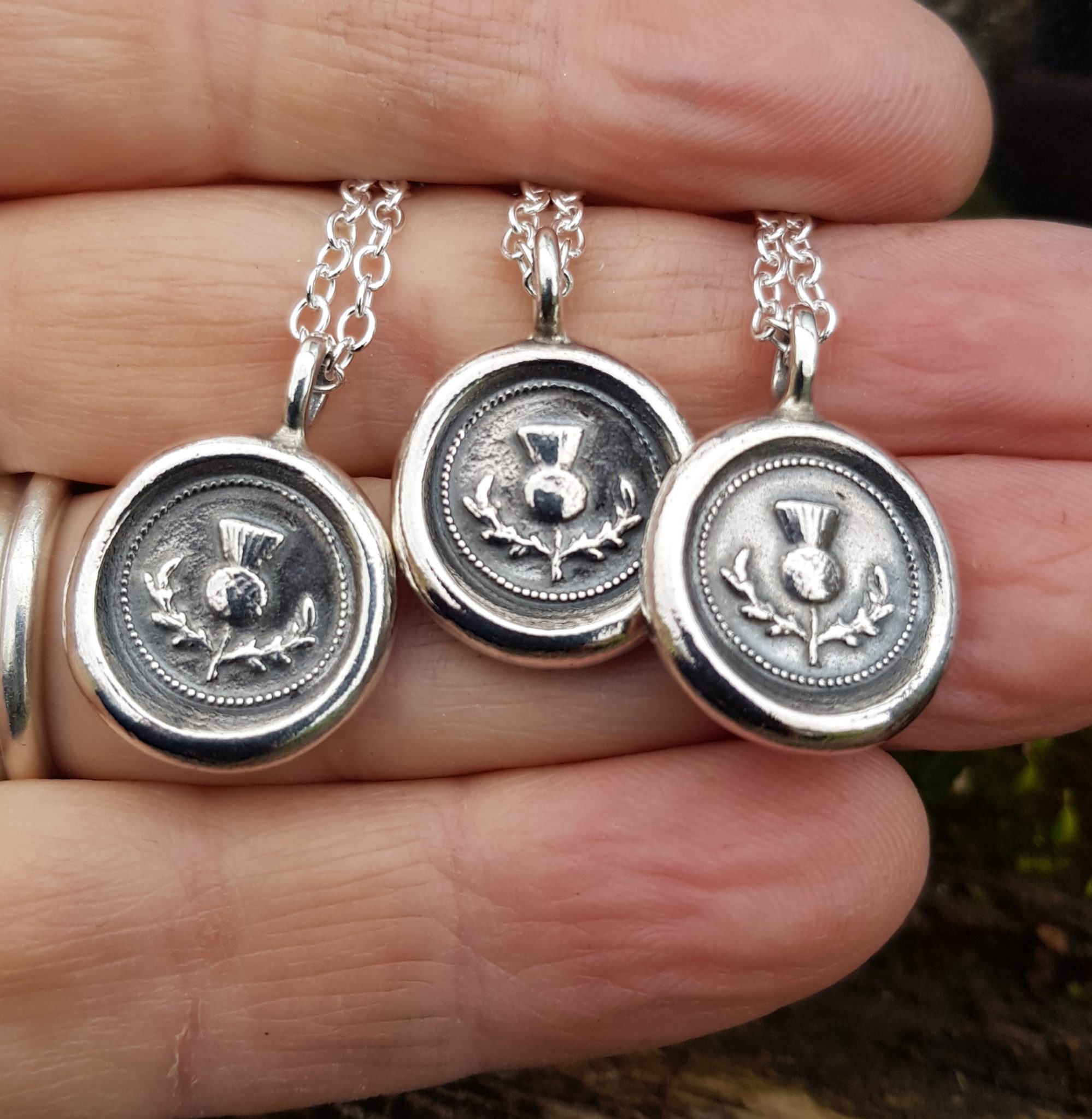 Scottish Thistle Talisman Pendant – Silverpickle