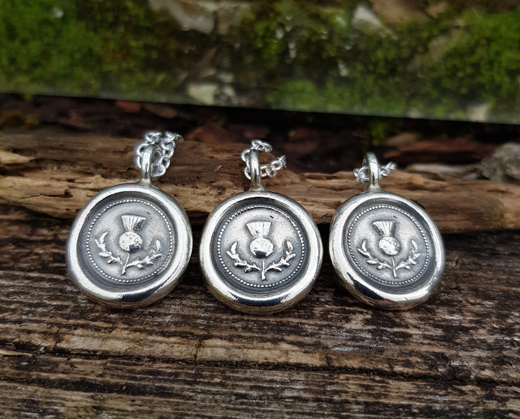 Scottish Thistle Talisman Pendant – Silverpickle